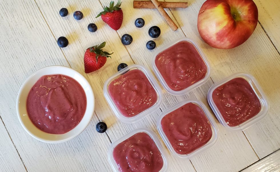 Cherry Berry Applesauce - Big Fat Skinny Dish